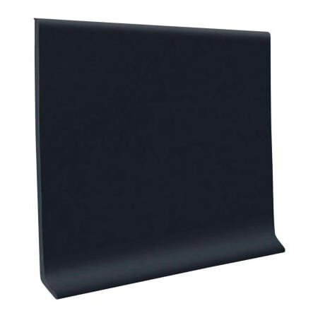 Roppe Pinnacle Rubber Wall Base 4.5in x 48in Black 45CR1P100 | Zoro