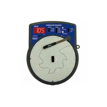 Sealed Unit Parts Co. Supco Rec Chart 7 Day -20 To +50F CR87-8 | Zoro