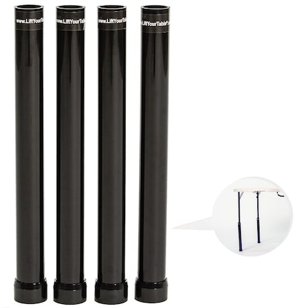 Lift Your Table Folding Table Risers Folding table risers, Straight Leg ...