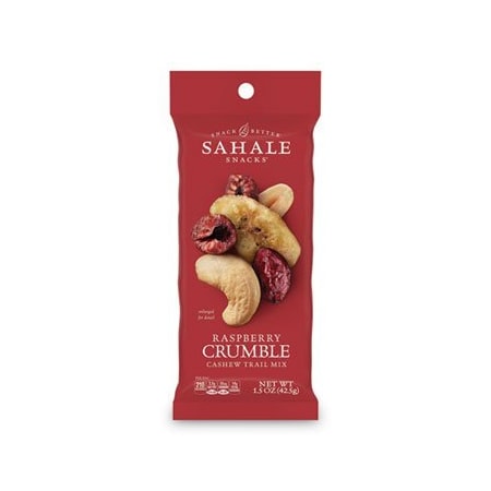 Folgers Coffee Sahale, GLAZED MIXES, RASPBERRY CRUMBLE CASHEW TRAIL MIX ...