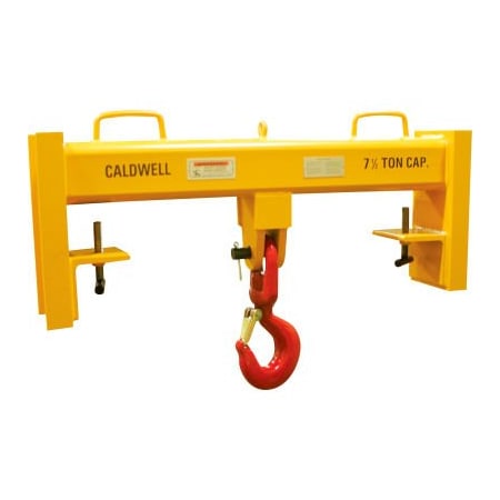 Caldwell Lif-Truc Fork Lift Beam, Double Fork, Single Swivel Hook, 15 ...