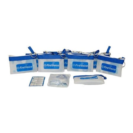 Think Safe First Voice CPR Keychain with One-Way Valve CPR Barrier with ...