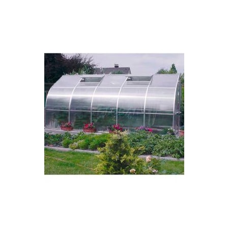 Exaco Trading Co. Greenhouse, 17' 2"L x 9' 8"W x 7' 6"H RIGA V | Zoro