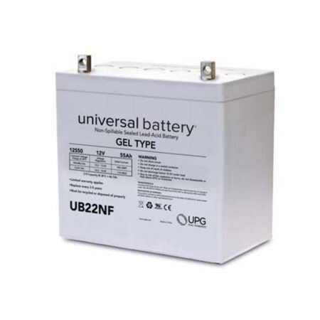 Bsc Preferred UPG UB-22NF 12V 60Ah Z1 GEL Group 22 NF Battery UPG-47605 ...