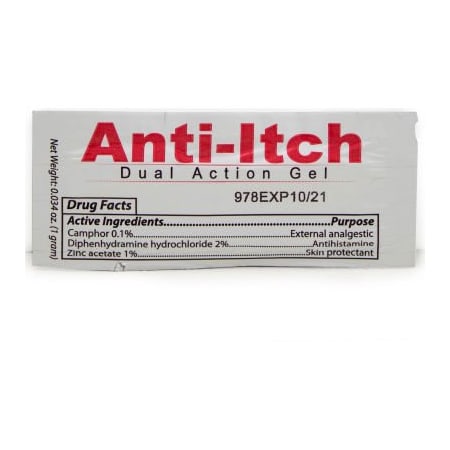 Coretex Products CoreTex Anti-Itch Gel Pouch, Dual Action, 300/Case ...