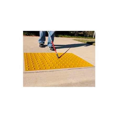 Ultratech UltraTech 0 Ultra-ADA Pad, Retrofit, 2' x 3', Yellow 753 | Zoro