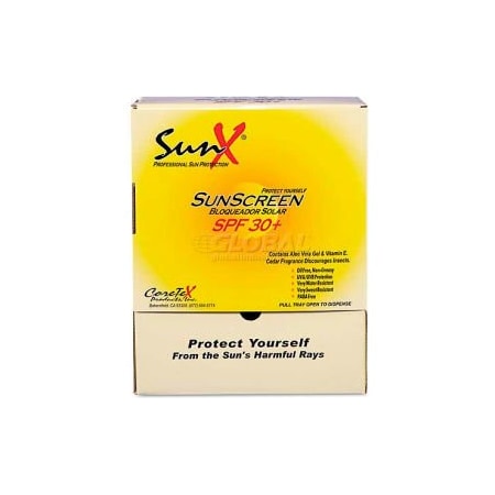 Coretex Products SPF30 Sunscreen, Single Dose Pouch, 100/Box CT91664 | Zoro