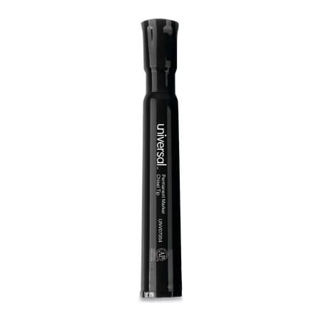 Universal Products Universal Chisel Tip Permanent Marker, Broad, Black ...