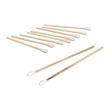Dynarex Dynarex Wood Cotton Tipped Applicators, Non-Sterile, 3inL ...