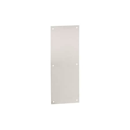Yale Commercial Rockwood Push Plate, 6"L x 16"H, Satin Stainless Steel ...