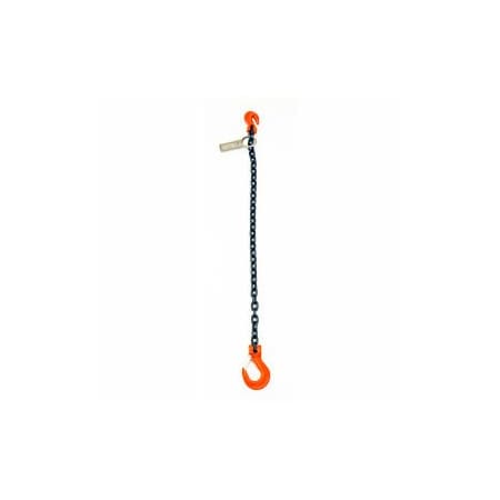 Mazzella Lifting B151056 4' Single Leg Chain Sling W/ Sling/Grab Hook ...