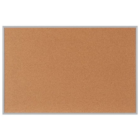 Bsc Preferred 3 x 2' Cork Board with Aluminum Frame BUY02502021 | Zoro