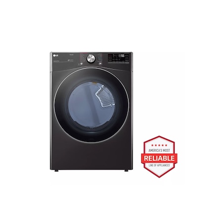 Lg LG 7.4 cu. ft. Large Capacity Smart Stackable Front-Loading Electric ...