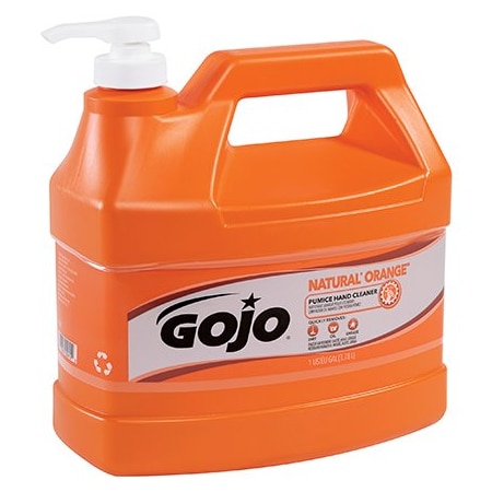 Gojo GOJO NATURAL* ORANGE Pumice Hand Cleaner- One Gallon, 4PK ...