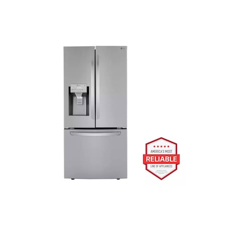 Almo 25 cu. ft. Smart Wi-Fi Enabled French Door Refrigerator LRFXS2503S ...