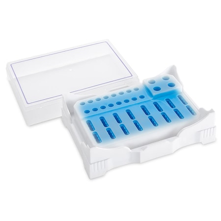 Globe Scientific PCR Cold Work Rack, 4 Deg. C, holds 64x0.1mL for ...