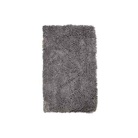 Monarch Brands Bella Rug, 24in x 40in - Grey PNP-BELLA-24X40-GR | Zoro