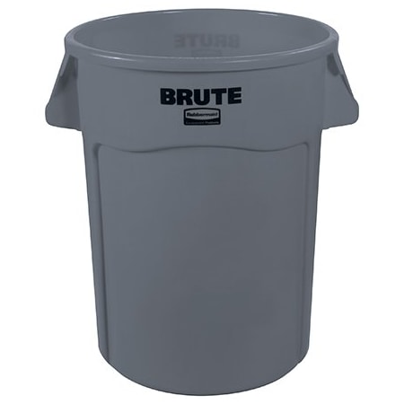 Rubbermaid Rubbermaid Brute Trash Can - 44 Gallon, Gray BUY00029883 | Zoro