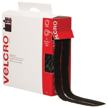 Velcro Brand 3/4'' x 15' - Black VELCRO Brand Tape - Combo Packs ...