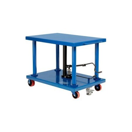 Global Equipment Work Positioning Post Lift Table Foot Control 6000 Lb ...
