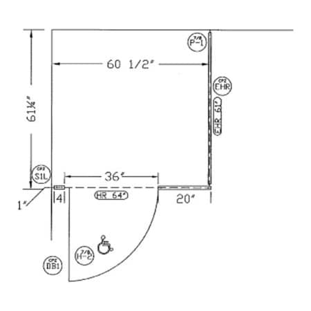 Metpar Corp Plastic Laminate Complete In-Corner ADA Approved ...