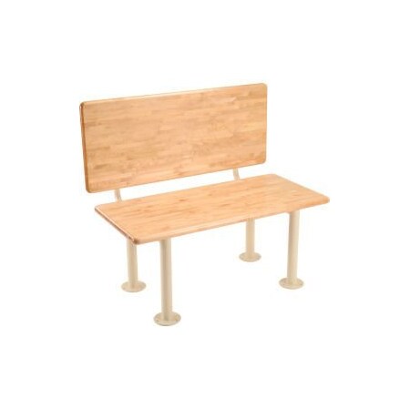 Wisconsin Bench GEC 153; ADA Locker Room Bench Kit W/ Seat, Back ...