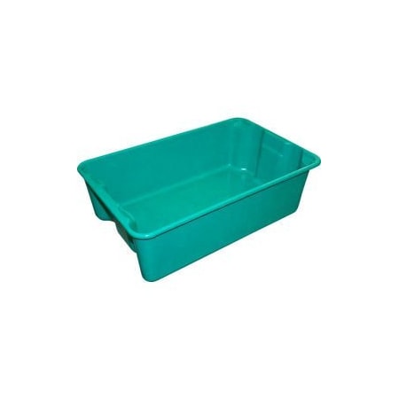 Mfg Tray Stack & Nest Storage Tote, 19-3/4 in L x 12-1/2 in W x 6 in H ...