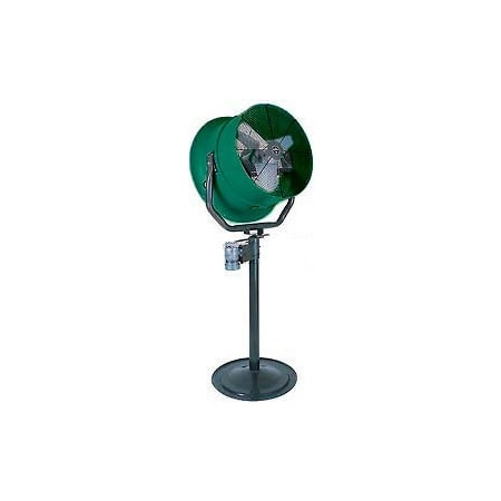 Triangle Engineering 30" Oscillating Pedestal Fan, 1 Speed, 7900 CFM ...