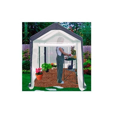 Jewett Cameron Companies Spring Gardener Greenhouse Gable 6' x 8' x 7 ...
