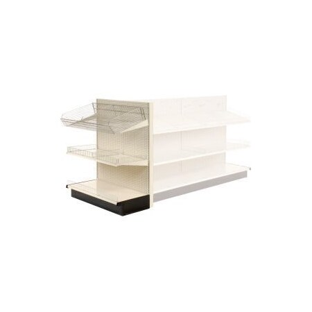 Lozier Lozier - Gondola Shelving, 48"W x 19"D x 72"H - End Cap 796482 ...