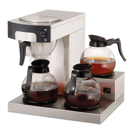 Coffee Pro Coffee Pro OGFCPRLG 3-Burner Coffee Maker, Stainless Steel ...