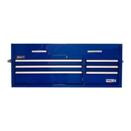 Homak Tool Chest, 6 Drawer, Blue, 54" W BL02054602 | Zoro