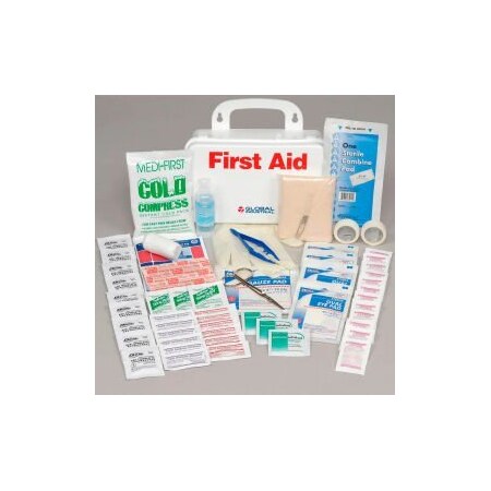 Medique GEC™ First Aid Kit - 10 Person, Plastic GF733P10P | Zoro