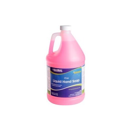 Global Equipment Liquid Hand Soap Pink - Case Of Four 1 Gallon Bottles ...