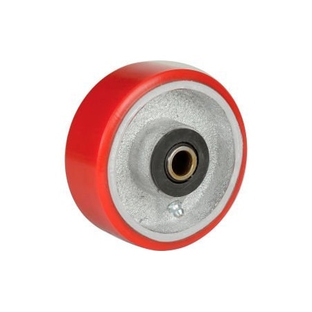 Casters Wheels & Industrial Handling 4 x 1-1/2 Polyurethane Wheel ...