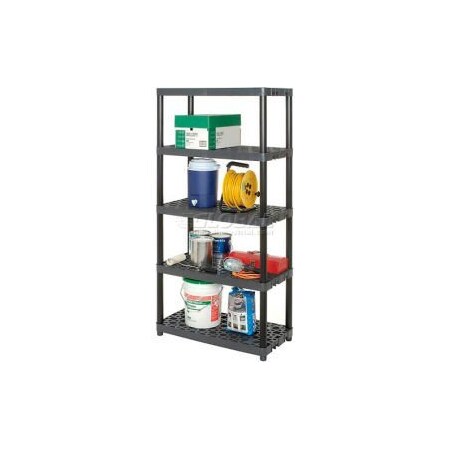Plano Plano 961800 Plastic Shelving 36W x 18D x73-3/4"H Capacity 150 ...