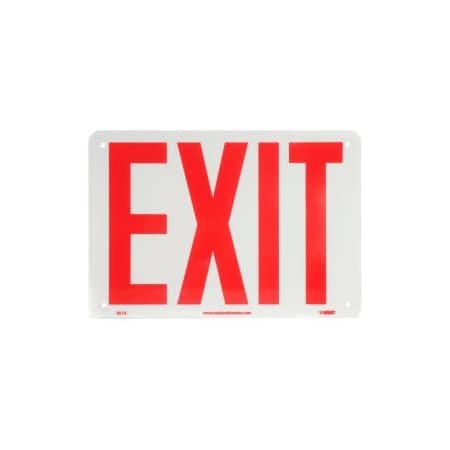 Nmc Glo-Brite Exit Sign - Rigid Plastic GL12R | Zoro