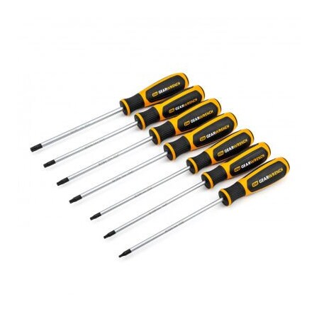 Apex Tool Group Gearwrench 7 Piece Torx Dual Material Screwdriver Set ...