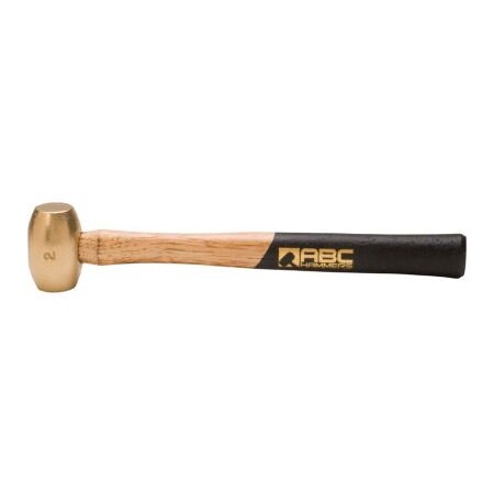 Abc Hammers ABC Hammers ABC2BW 2 lb. Non-Sparking Brass Hammer, 12.5 ...