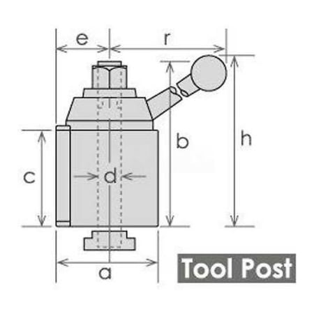Abs Import Tools Import Quick Change Wedge Type Tool Post OXA 39005460 ...