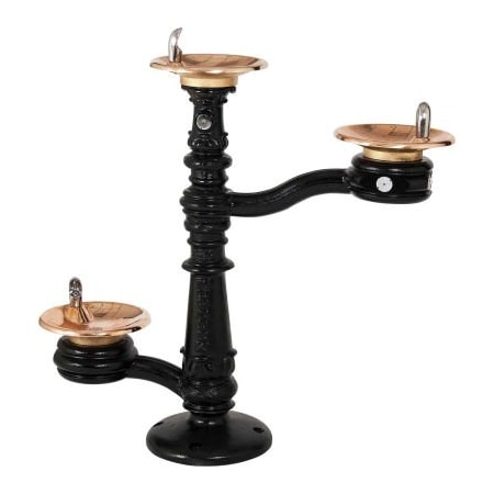 Acorn Controls Murdock Outdoor Push Button Bi Level Drinking Fountain w ...