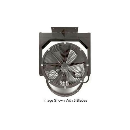 Americraft Mfg Propeller Fan, Yoke Mount, 24 in Blade Dia 24DA-1/41Y-1 ...