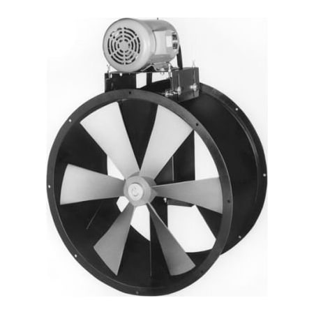 Americraft Mfg 36 Totally Enclosed Wet Environment Duct Fan 3 HP 3 ...