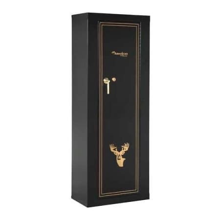 American Furniture Classics Rifle & Gun Safe, Keyed Lock, 68 lbs, 10 ...