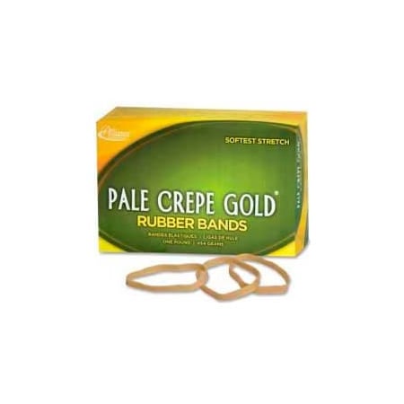 Alliance Rubber Alliance Pale Crepe Gold Rubber Bands, Size No 64, 3-1/ ...