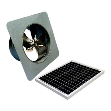 Attic Breeze ¬Æ GEN 3 Gable Mount Solar Attic Fan 35W AB-3553 | Zoro