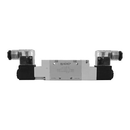 Alpha Technologies Aignep USA 5/2 Double Solenoid Valve, Pilot 1/2 NPTF ...