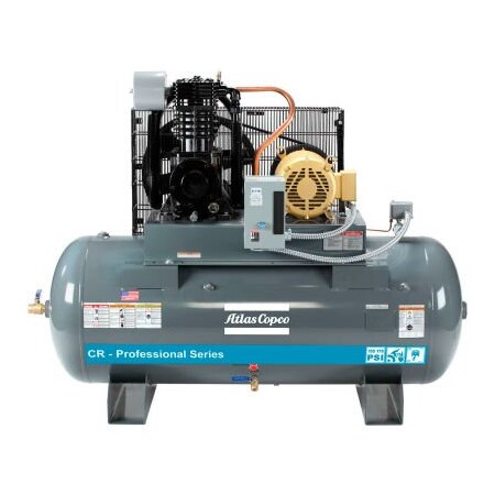 Atlas Copco Atlas Copco CR10-TS-120GH-200V 3PH-PS 10HP Two-Stage ...