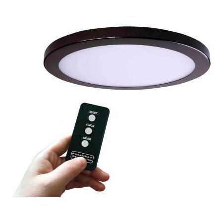 Amax Lighting Amax Lighting 15" Round Multi-Color Temperature LED Flush ...