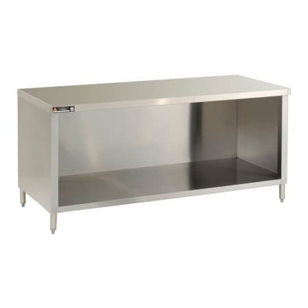 Aero Manufacturing Co. 304 Stainless Premium Flat Top Cabinet, Enclosed ...